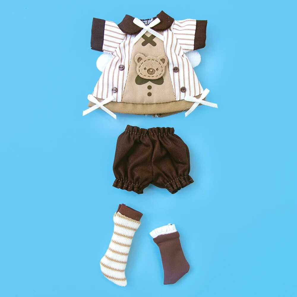 XiDonDon BJD кукла-гриб 1/12 Коричневый, Only clothes-B