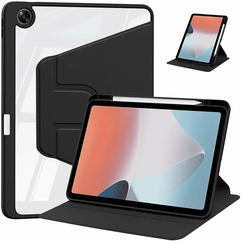Для OnePlus Pad Go 2 12.1 дюйма 2025 Smart защитный чехол вращающийся с держателем карандаша совместимый OnePlus Pad Go 2 5G 12.1"корпуса планшета