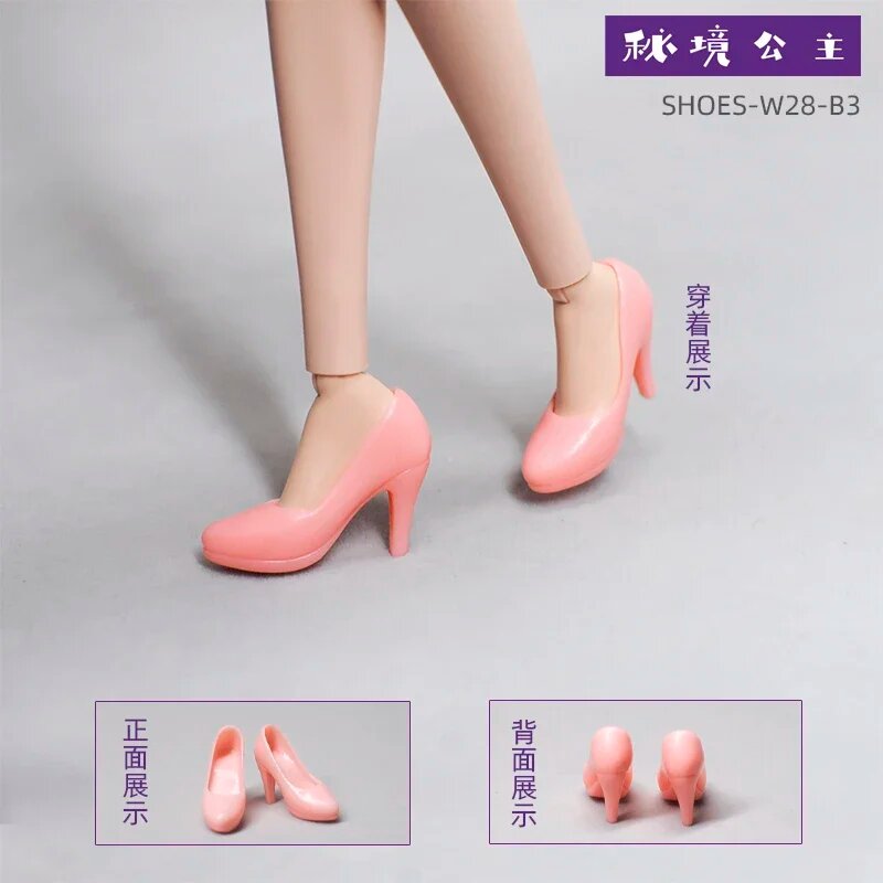 Розовые туфли для кукол Blythe 30 см, Color: 16