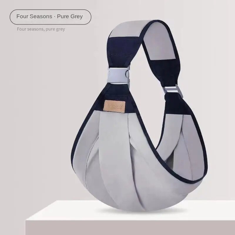 Синтетический Рюкзак-переноска для Новорожденных Gray Baby Carrier