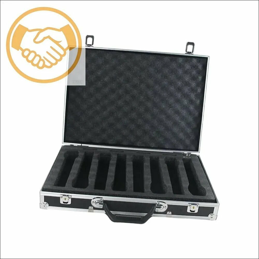 Аксессуар для микрофона для живого вокала 8-Mic Flight Case, черный