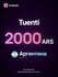 Пополнение баланса Tuenti Аргентина 2000 песо (ARS) | мобильная связь, prepaid, ...