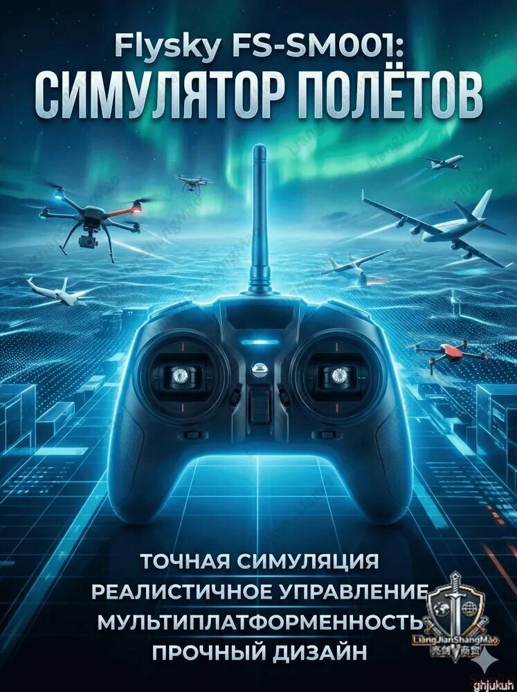 6-8 канальный USB джойстик-симулятор для радиоуправляемых моделей, совместимый с Windows XP/7/8/10/11