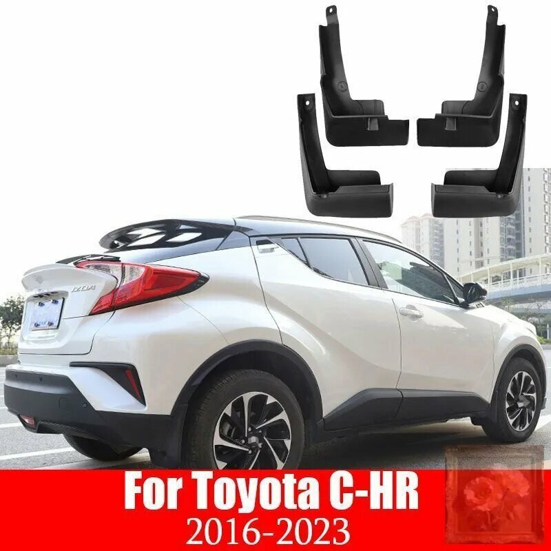 Брызговики для Toyota C-HR CHR 2016 2017 2018 2019 2020 2021 2022 ABS