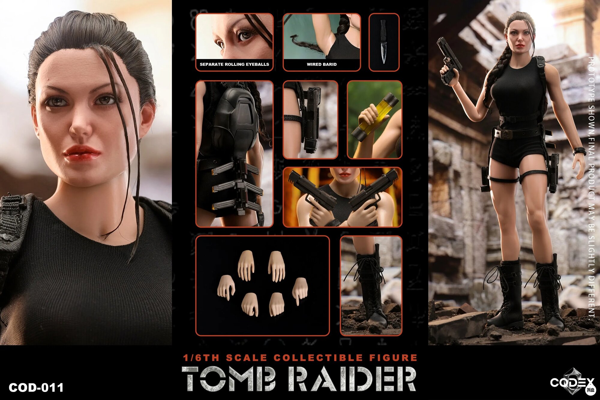 Предварительный заказ CODEX NO: COD-011 Фигурка Tomb Raider Lara Croft 1/6