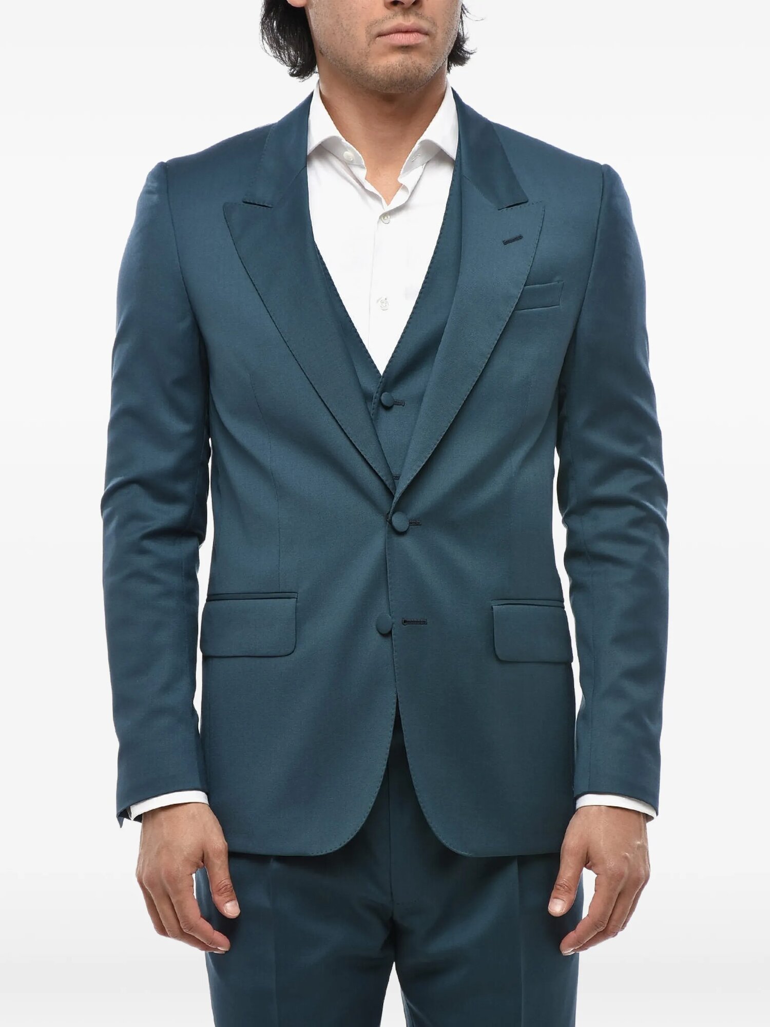 Комбинезон Peak-lapel virgin-wool three-piece suit