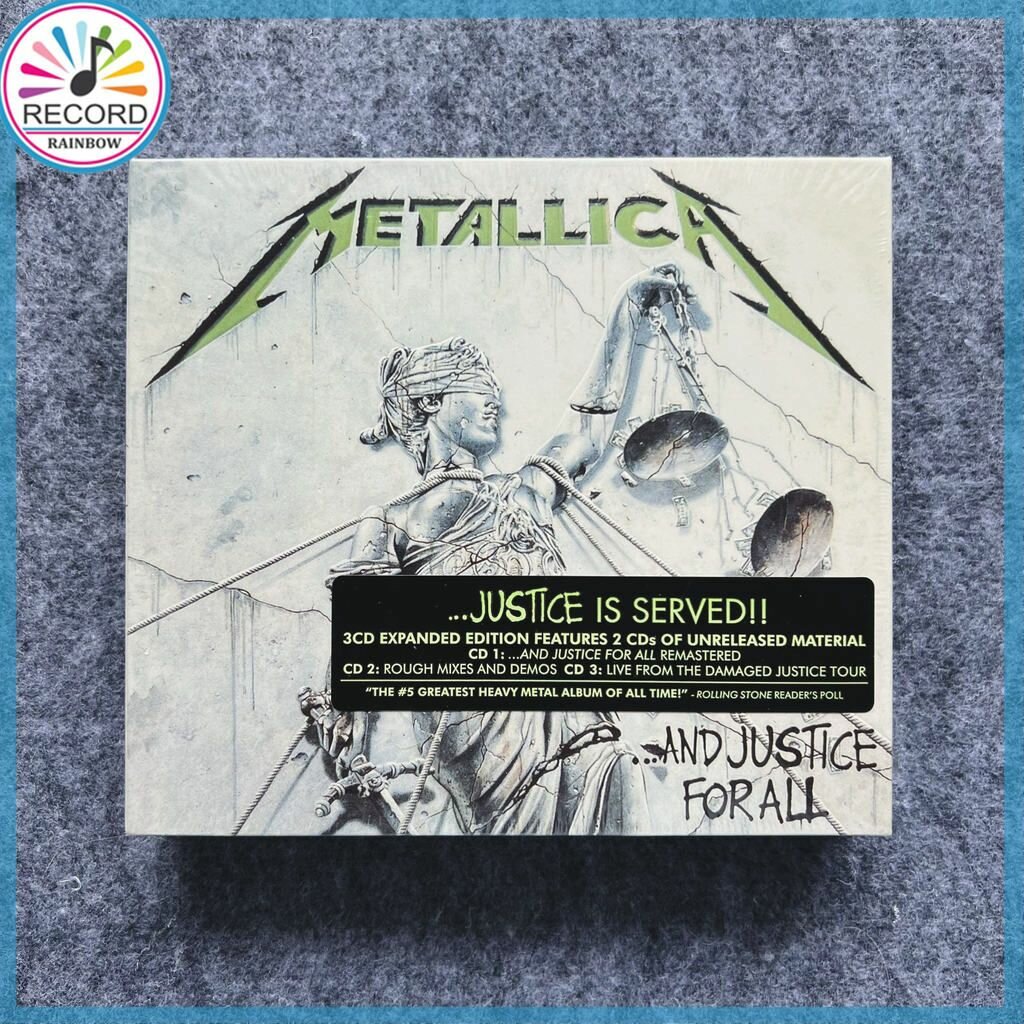 CD Metallica - . And Justice For All Heavy Metal 3CD новый, в оригинальной упаковке тяжелый металл альбом 3 диска
