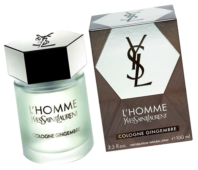 Yves Saint Laurent L Homme Cologne Gingembre одеколон для мужчин 100 мл - Жанжамбр имбирный