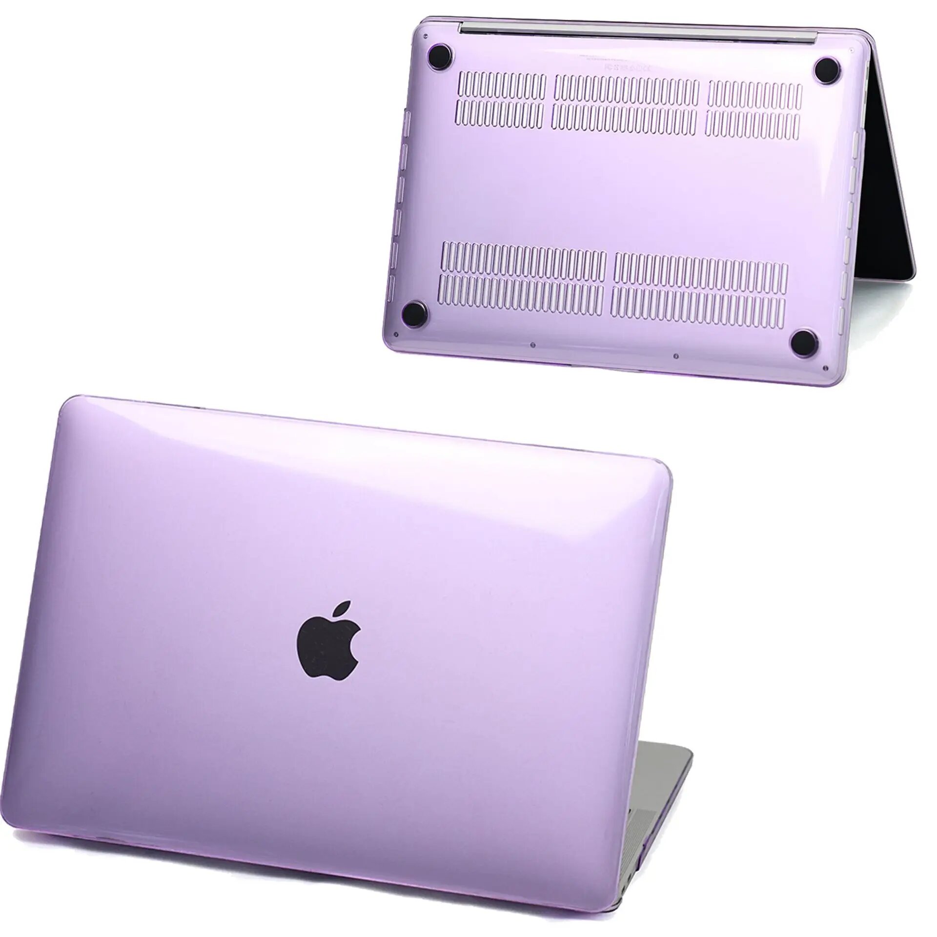 Crystal Защитный чехол для MacBook 13-13.6 дюймов Фиолетовый, 2020 Air A2337 A2179, Crystal Purple