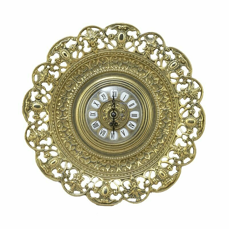 Alberti Italy Настенные часы 31 см х 31 см золотой
