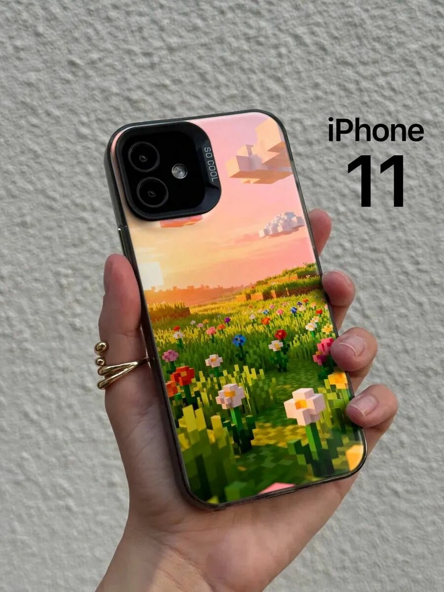 Чехол на iPhone 11 minecraft