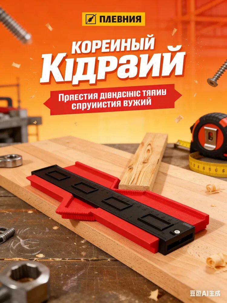 Копировальный шаблон 120мм х 110мм, Пластик