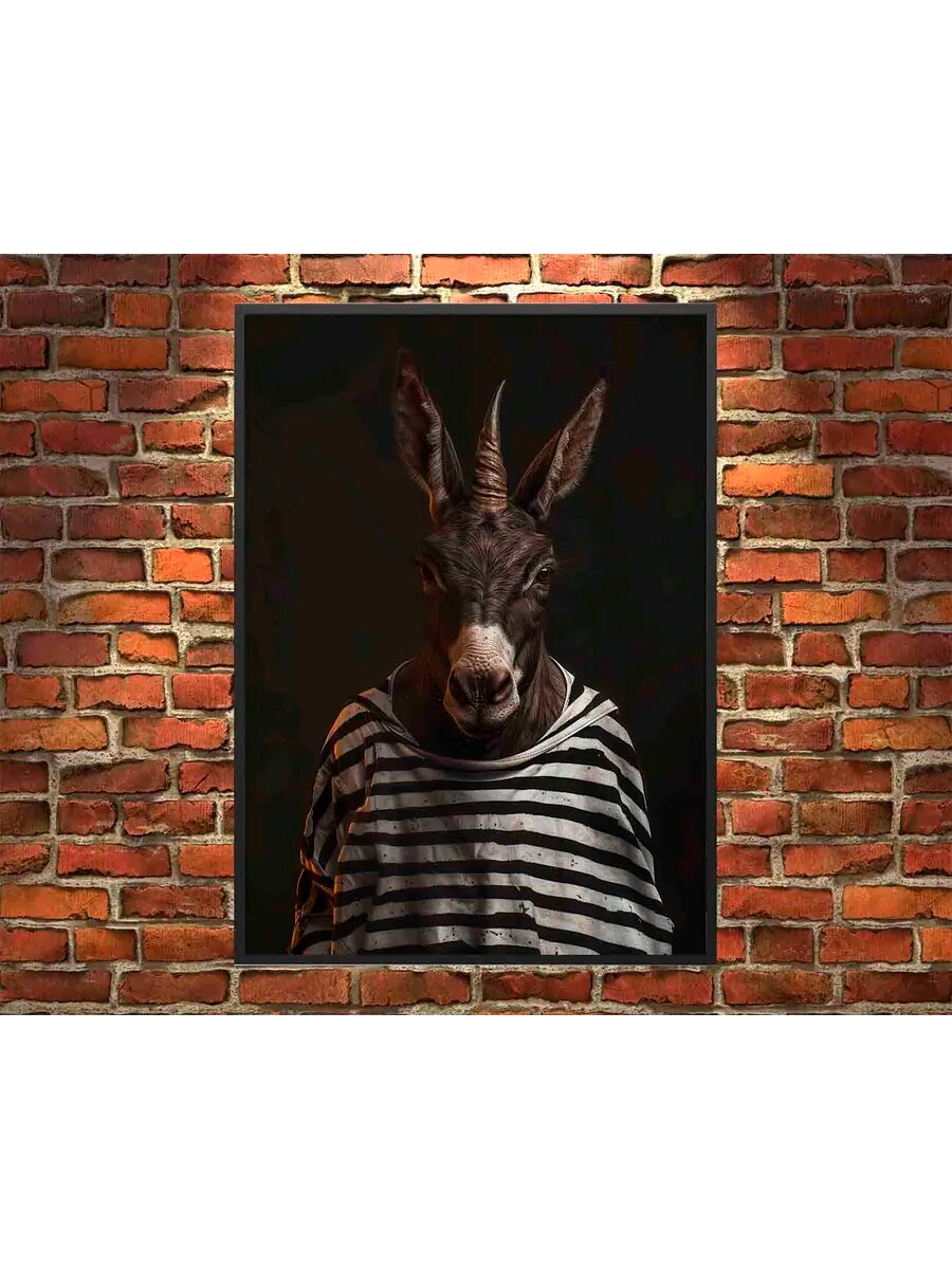 Заключенный на ферме мулов-животное 4, Плакат 30x42см
