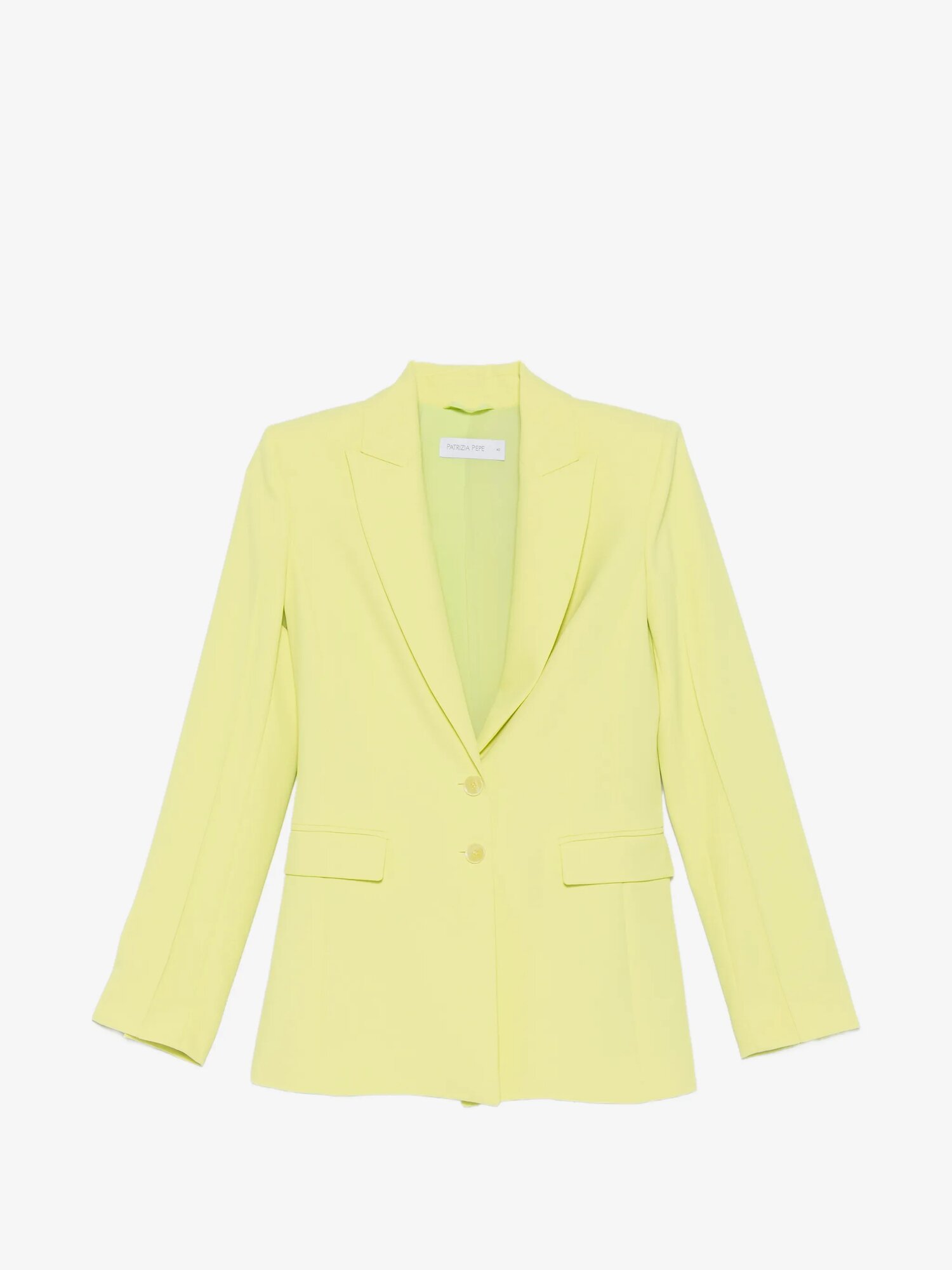 Пиджак PATRIZIA PEPE Long-sleeve buttoned blazer, размер 46