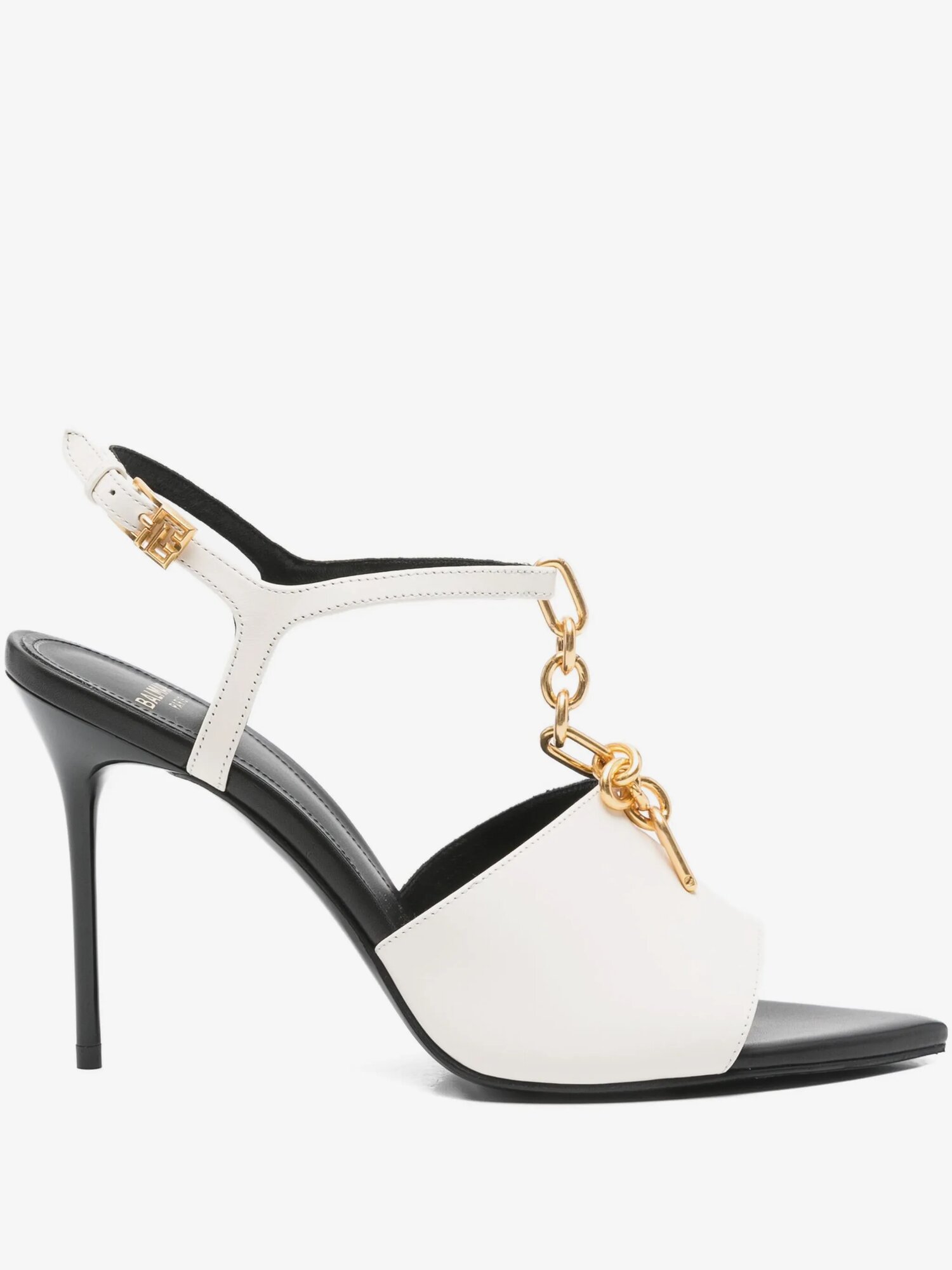 Босоножки 95mm chain-embellished pointed-toe sandals