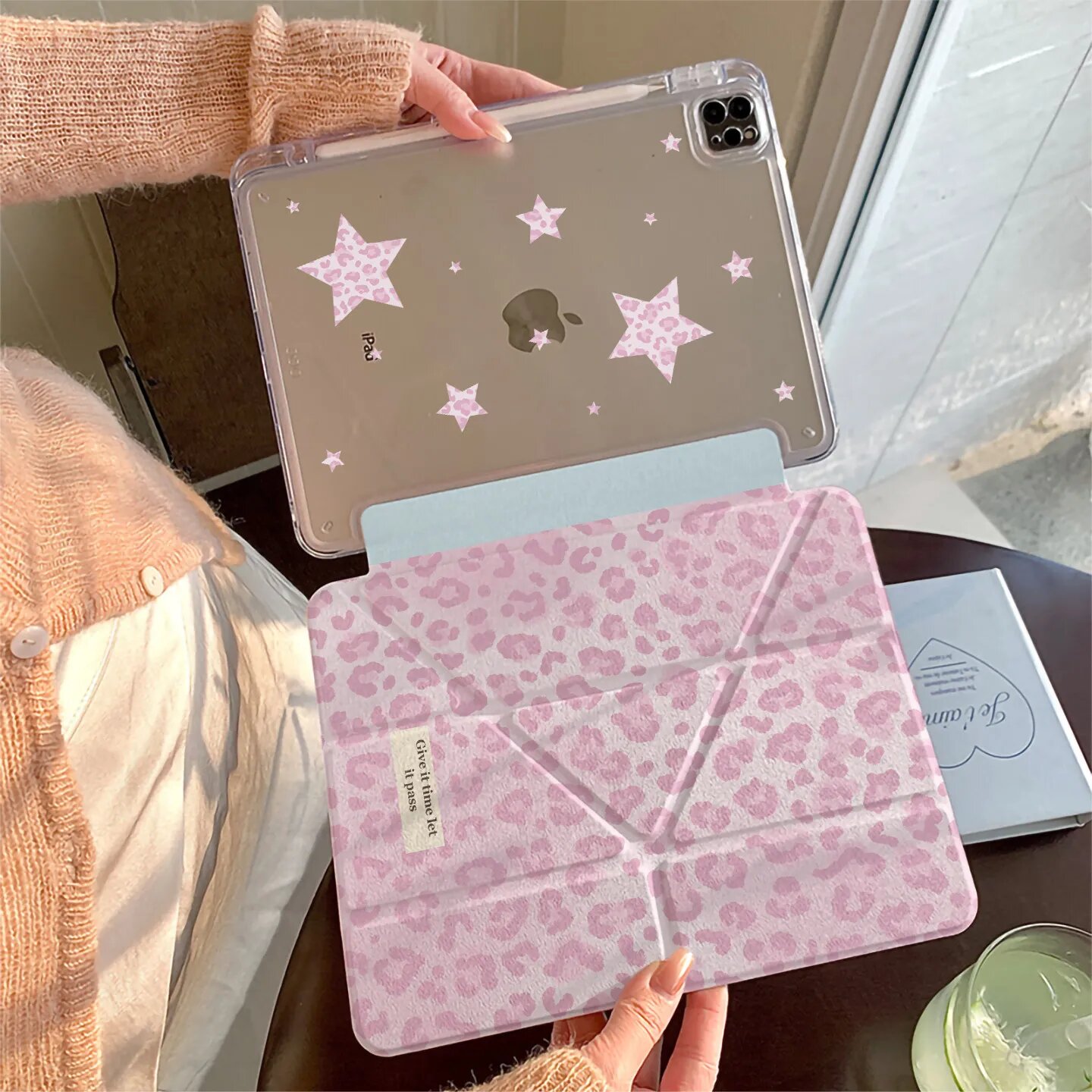 Чехол Gentle Wind Star Leopard Pattern для iPad Pro 11/12.9 iPad Pro 13in M4 M5