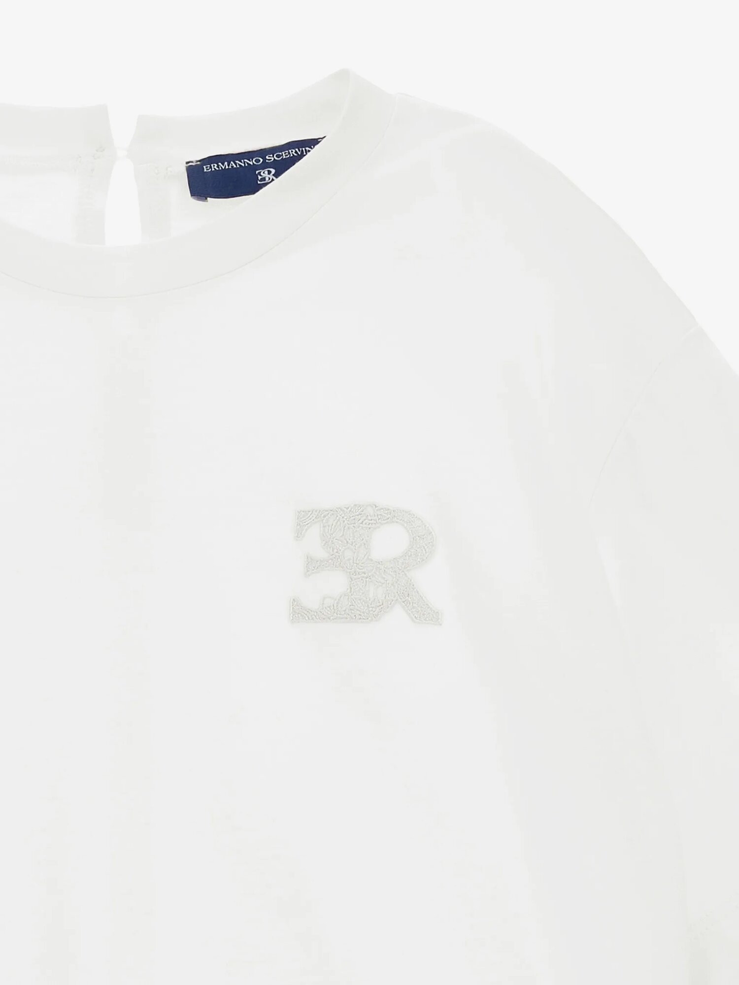 Футболка Ermanno Scervino Logo-patch T-shirt, размер 152, белый — фото 1