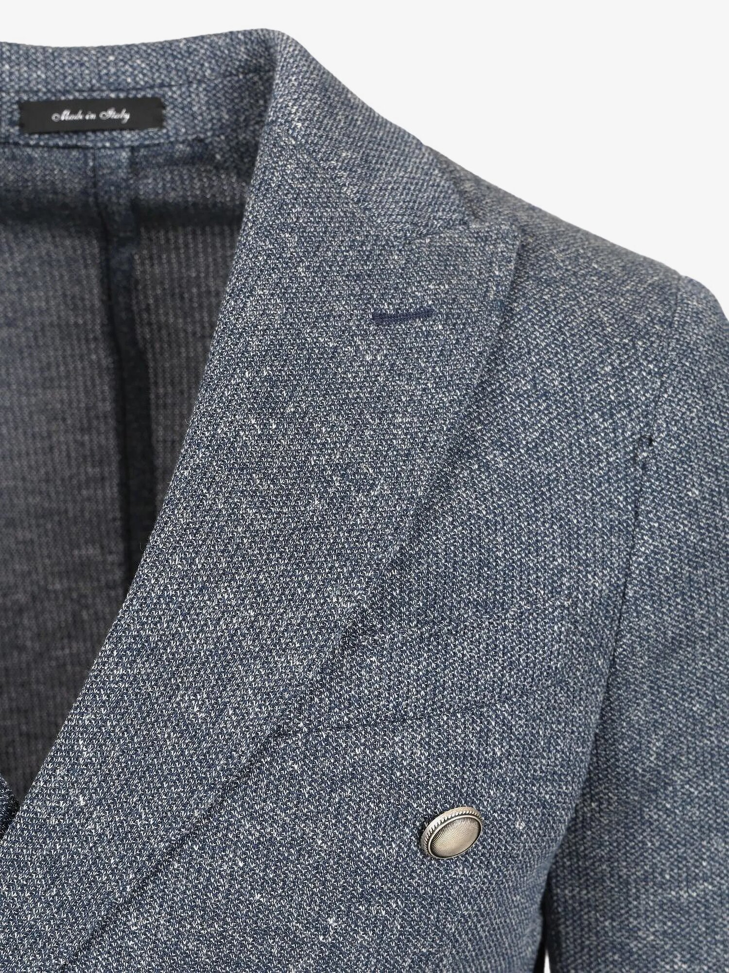 Пиджак al duca d'aosta Double-breasted peak-lapel jacket, размер 46, синий — фото 1