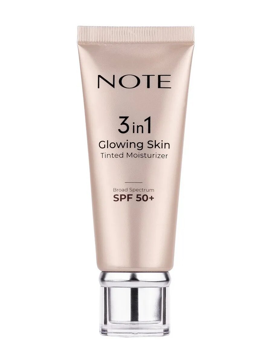Note 3 in1 Glowing Skin Tinted Moisturizer SPF 50+ Ув 30мл