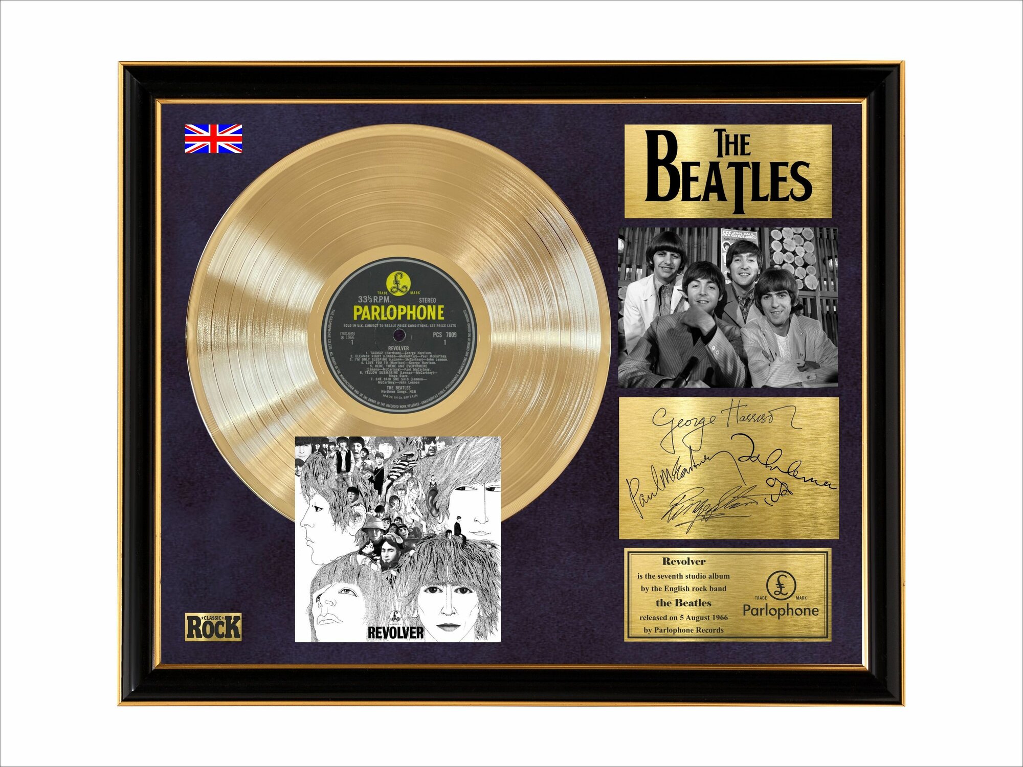 The Beatles Revolver картина с винилом