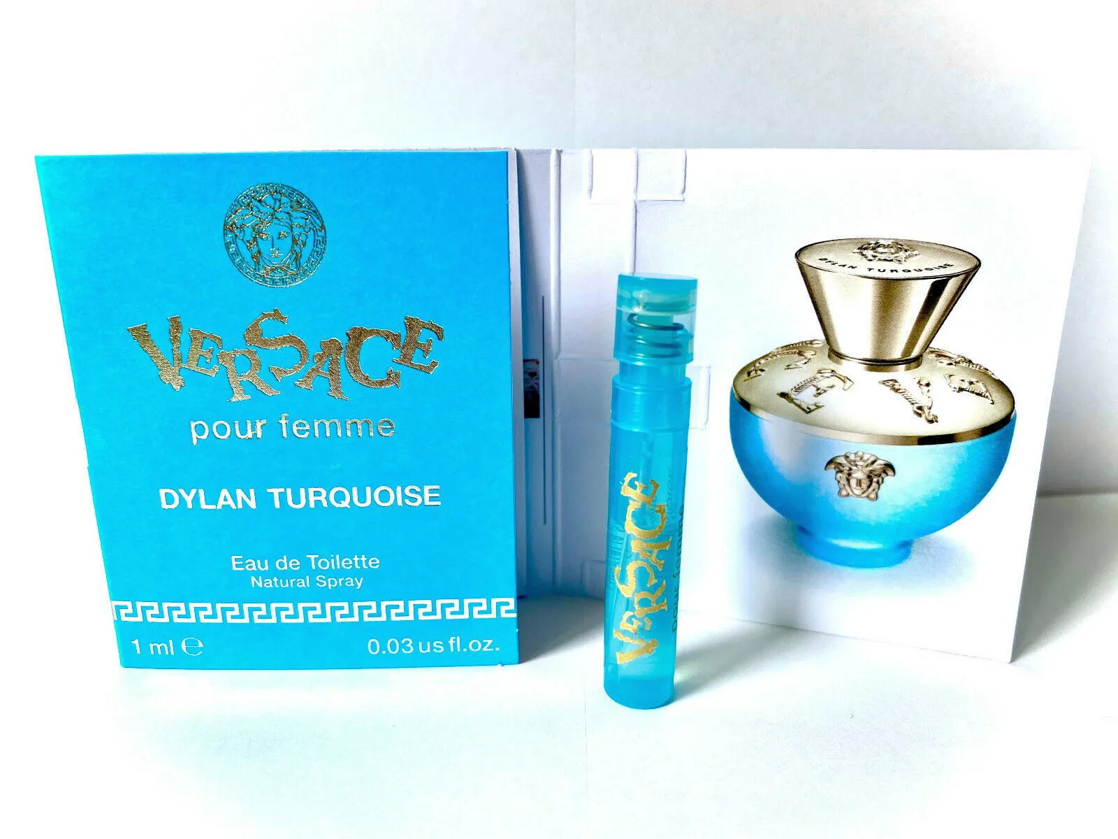 Туалетная вода Dylan Turquoise Pour Femme - сэмпл для женщин 1 мл / Версаче