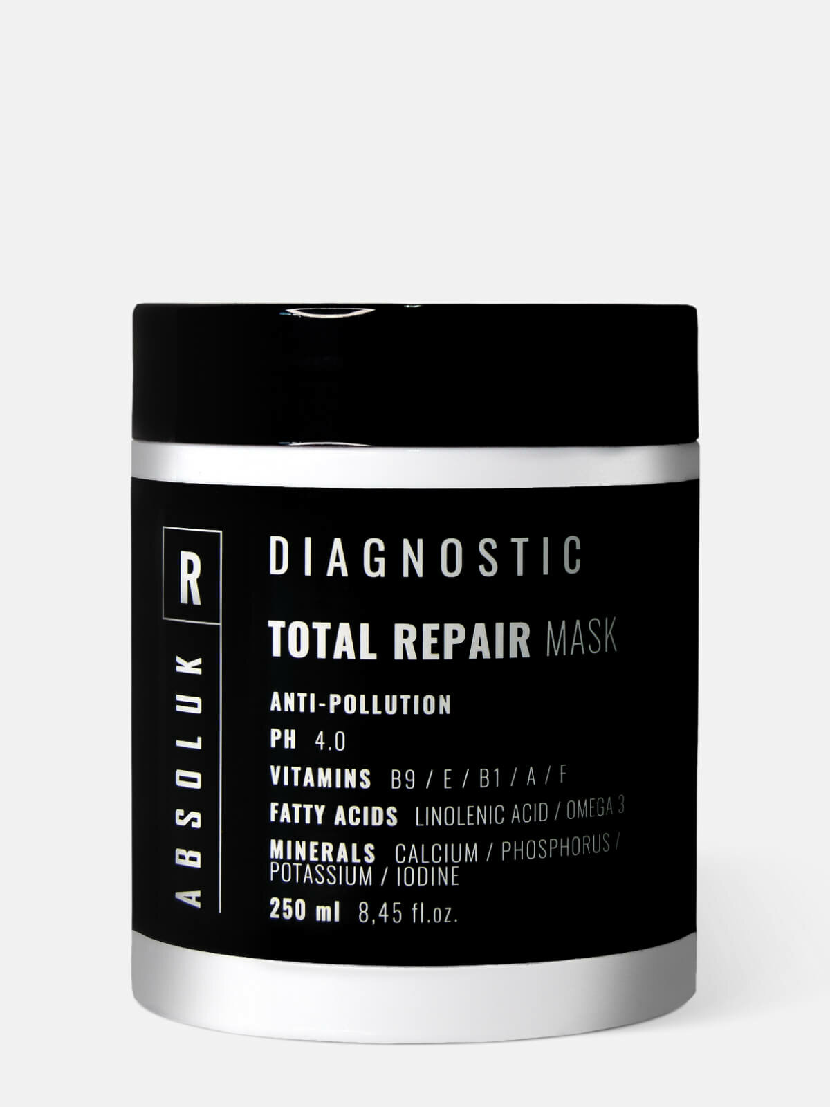 Маска для восстановления сухих и поврежденных волос Absoluk Diagnostic Total Repair Mask, 250 мл