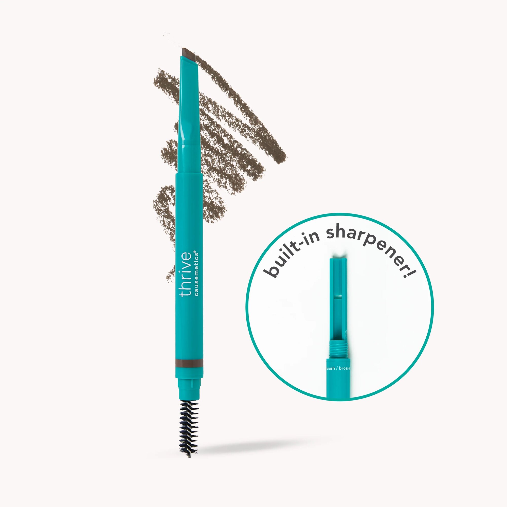 Thrive Causemetics Карандаш для бровей с щёточкой, Instant Brow Fix™, Audrey