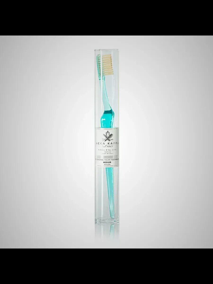 Acca Kappa Lympio Toothbrush Medium Nylon Aquamarine Зубная