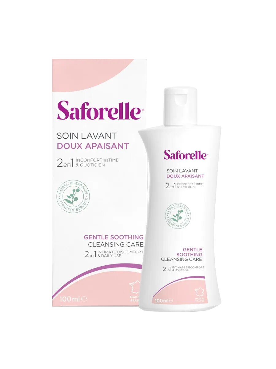 Saforelle Гель для интимной гигиены Бережное очищение 100 мл 1 шт