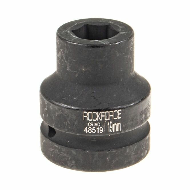 Головка торцевая 19мм 1" 6-гранная ударная L 58мм ROCKFORCE