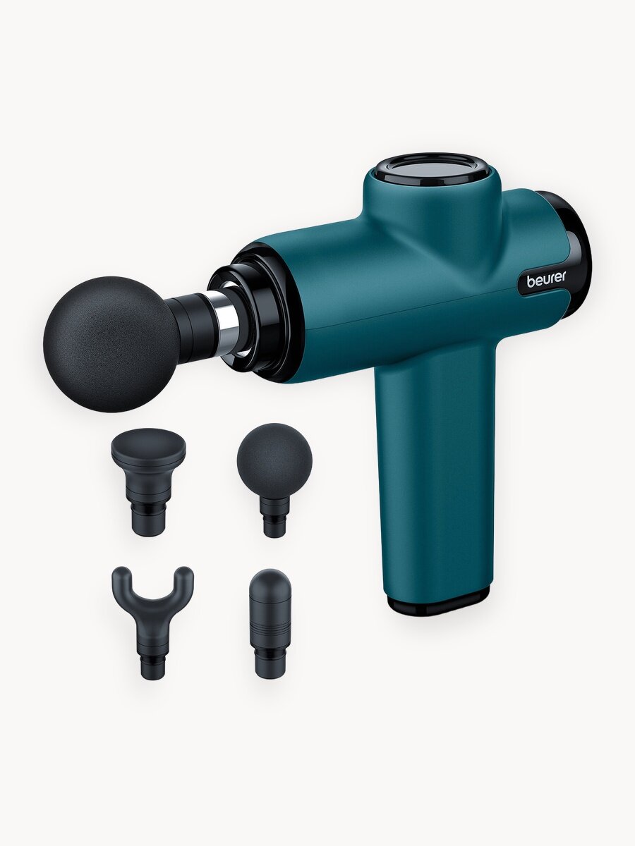 Массажер Beurer MG99, перкуссионный, для спины, ног, бедер, рук, ступней, 3000 ударов в минуту, 26 Вт