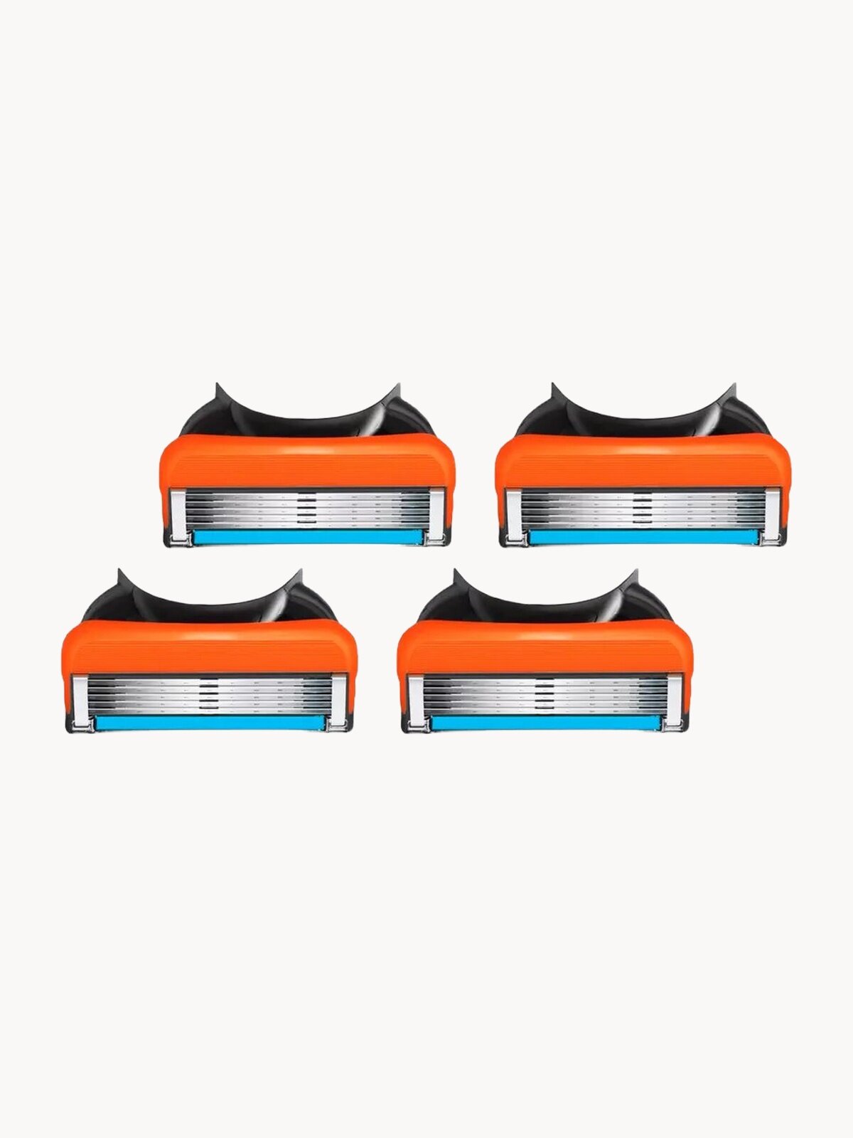 Сменные кассеты лезвия для мужской бритвы с 5 лезвиями, 4 шт