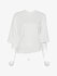 Свитер ELEH Draped short-sleeve sweater, размер 44, , белый