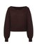 Свитер Pinko Cropped wool sweater, размер 44, , коричневый