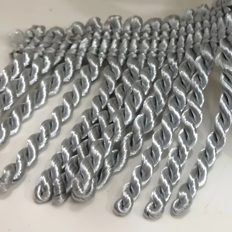 Бахрома из полиэстера 2 метра 5,5 см Silver Gray