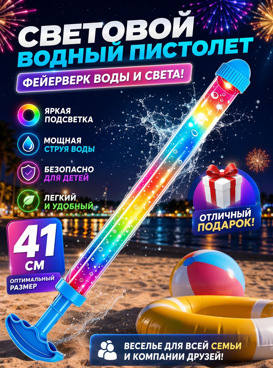 Ослепительный Фейерверк Водяной Пистолет