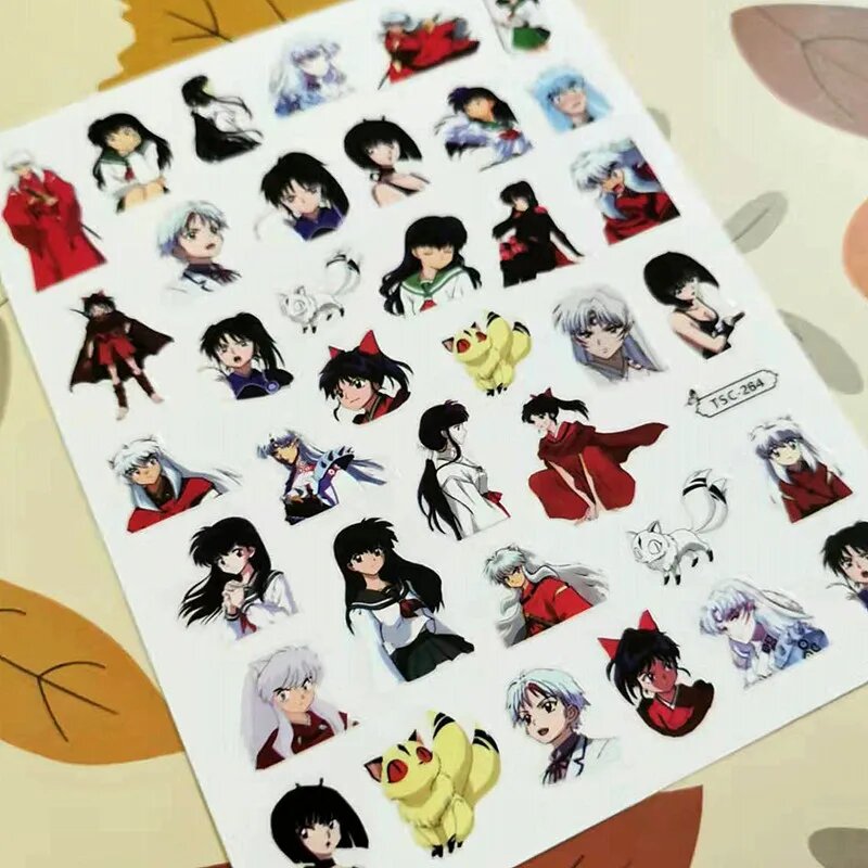 Наклейки для ногтей аниме Inuyasha, TSC 264