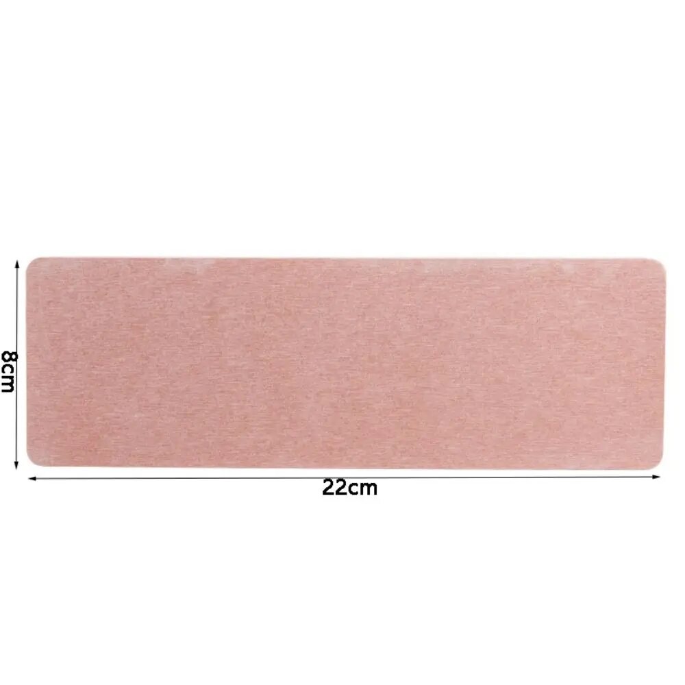 Коврик для ванной розовый 22x8 см