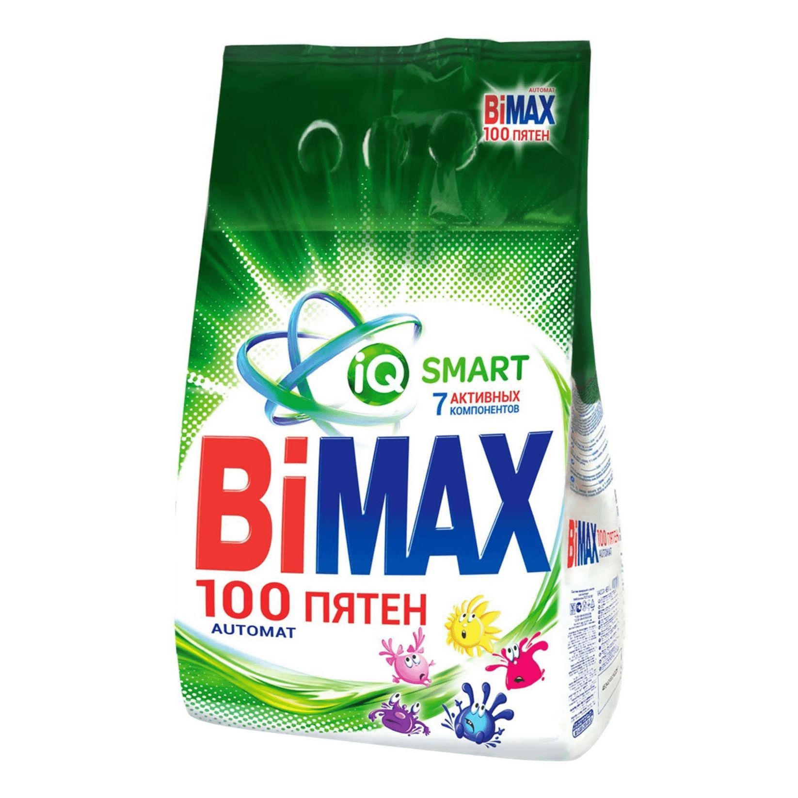 BiMAX Стиральный порошок 100 пятен, автомат, 3000 г