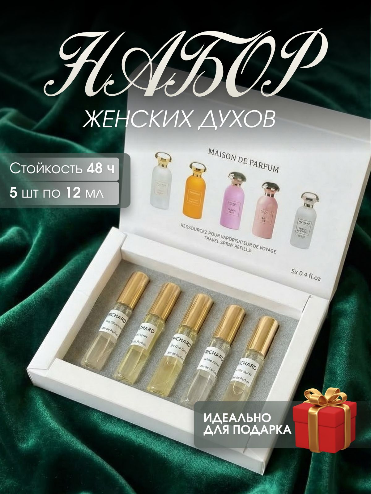 Духи женские, Пробники духов женские набор