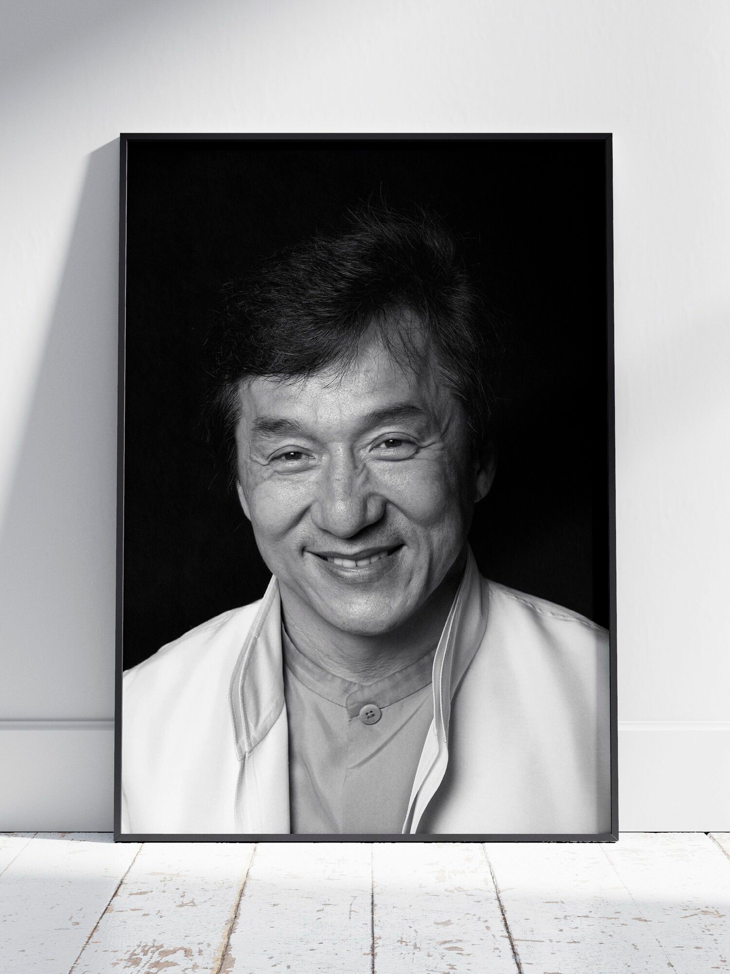 Плакат на стену для интерьера Джеки Чан (Jackie Chan 1) - Постер по актеру фильма, кино, сериала формата A4 (21x30 см)