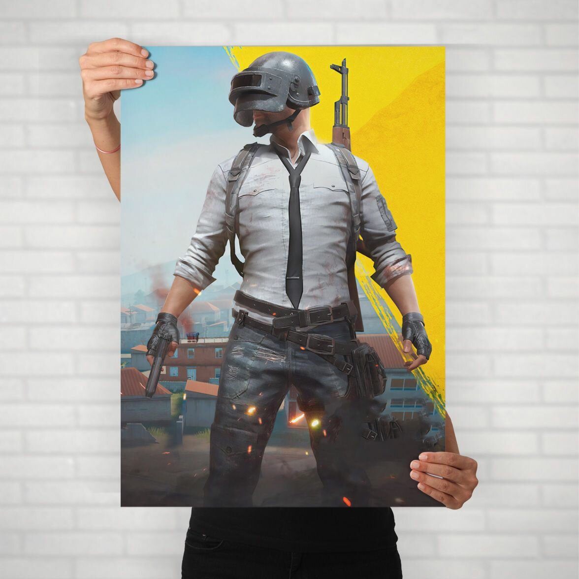 Плакат на стену для интерьера пабг - PUBG (Общее 40) - Постер по игре формата А1 (60x84 см)