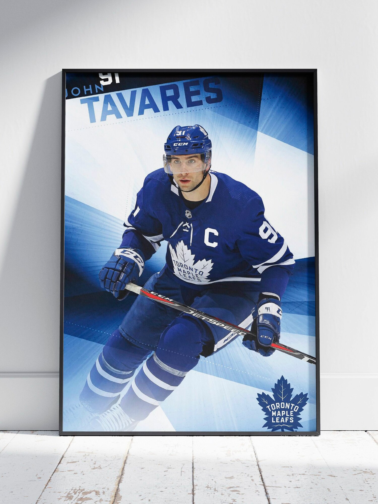 Плакат на стену для интерьера Легенды Хоккея (Джон Таварес - John Tavares 3) - Постер по спорту и физической активности формата A4 (21x30 см)