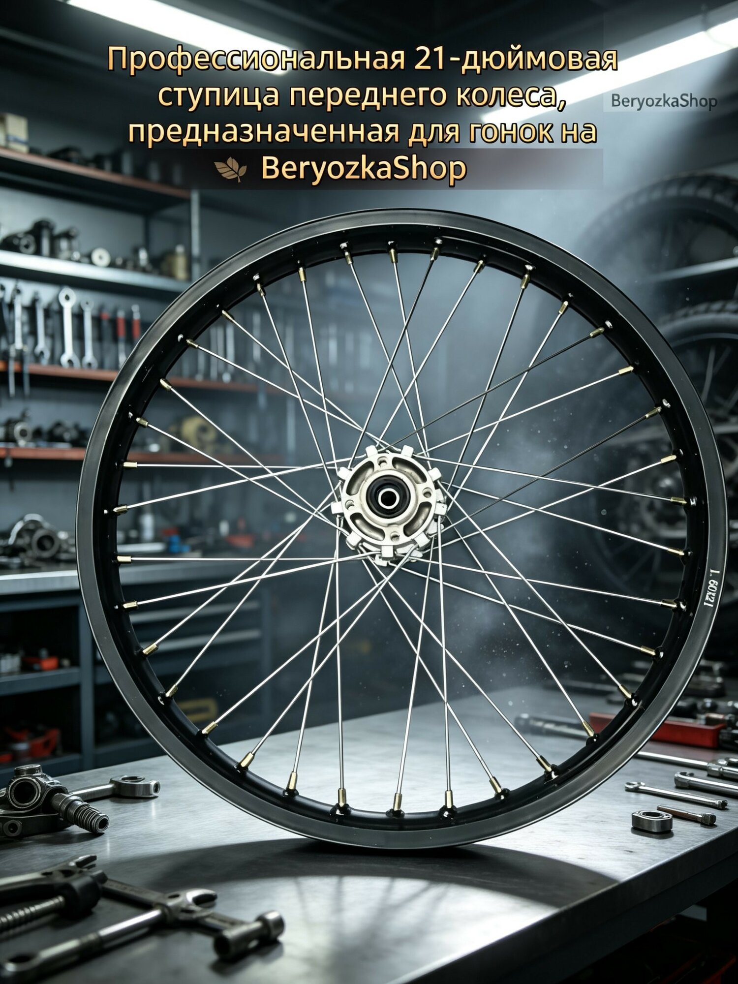 Передний диск 21 дюйм для эндуро и кроссового мотоцикла, 1.60-R21 ось d-15мм ступица 89 мм для гонок на выносливость