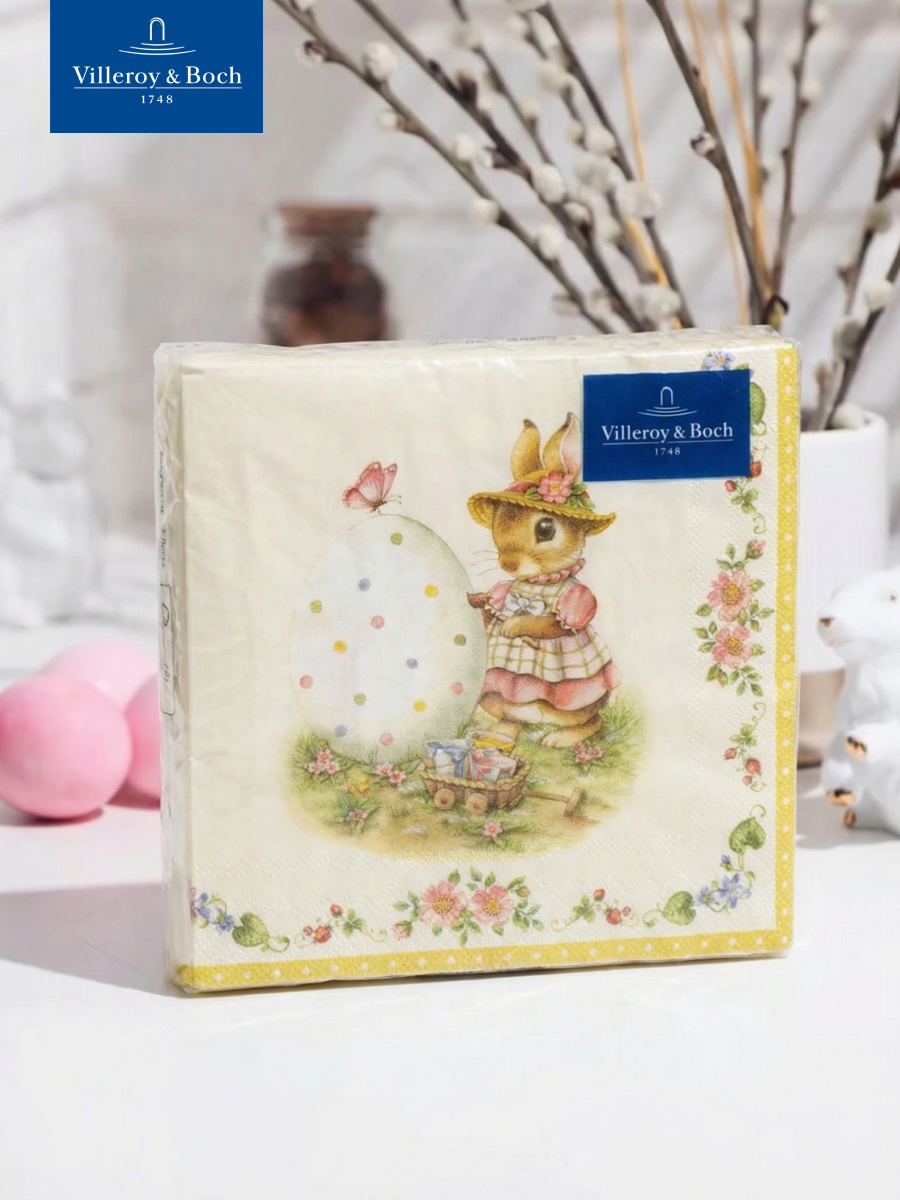 Бумажные салфетки 20 шт, 25х25 см, Anna, Easter Accessoires, Villeroy & Boch, Бумага