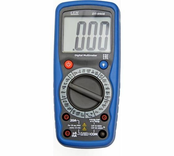 Цифровой мультиметр СЕМ DT-9908 481059