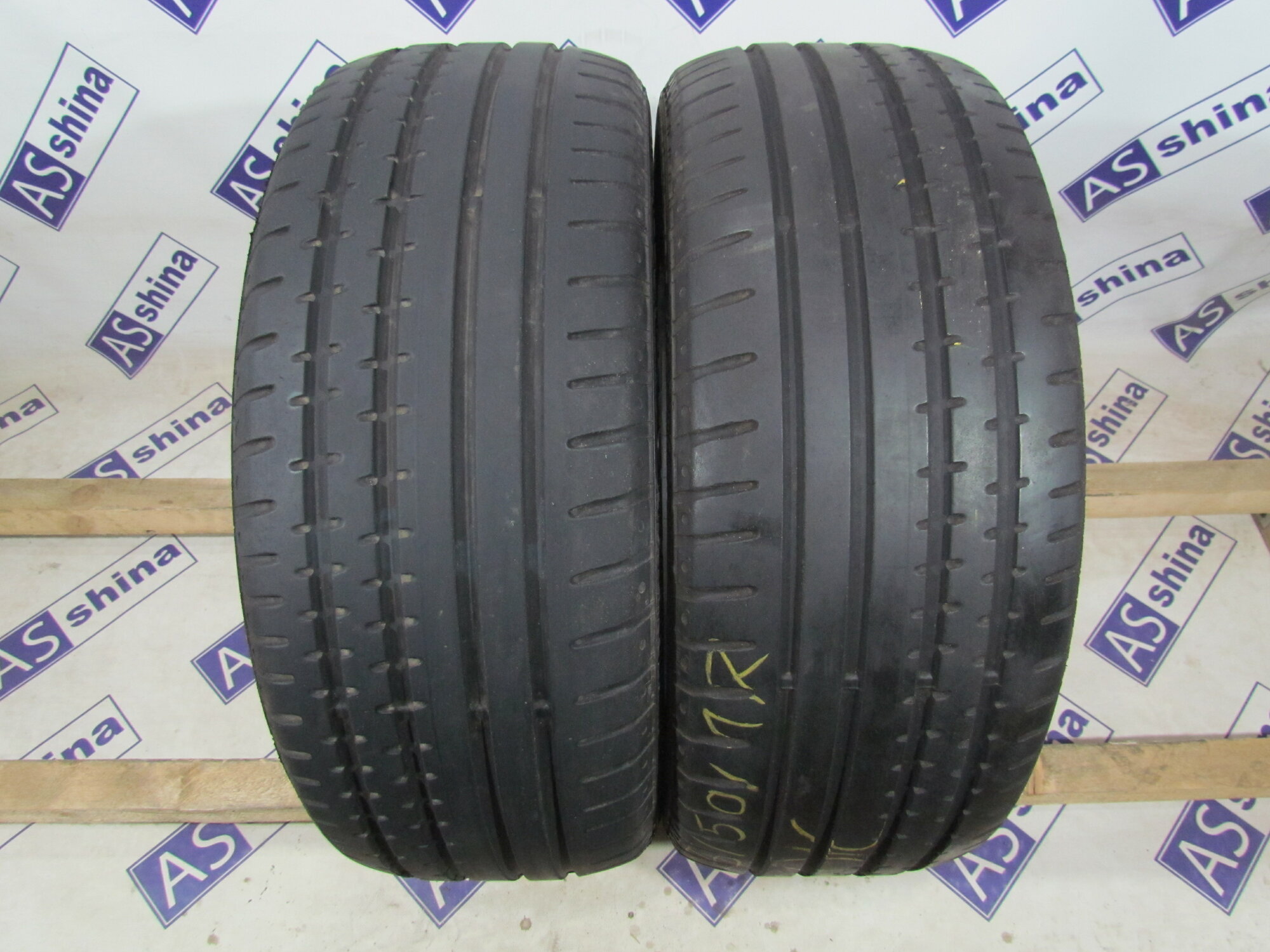 Continental ContiSportContact 2 225 50 R17 летние БУ шины 10-20% износ , артикул 00456