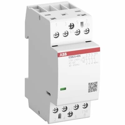 Модульный контактор ABB ESB25-04N-06 (25А, 4НЗ) катушка 230В