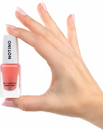 Лак для ногтей Notino Nail Care Opti Growth Base Coat, прозрачный, 10 мл
