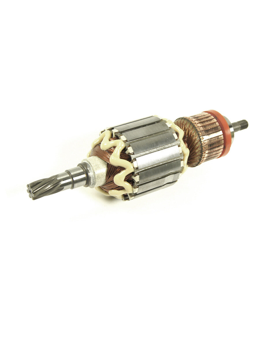 Ротор (Якорь) MAKITA для перфоратора HR5001C (L-190 мм, D-54 мм, 7 зубов, наклон влево)
